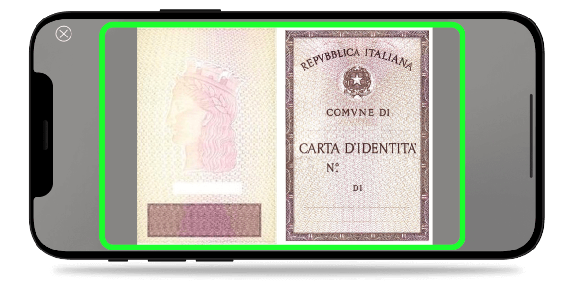 Foto della carta d’identità cartacea + tessera sanitaria | BBVA Italia